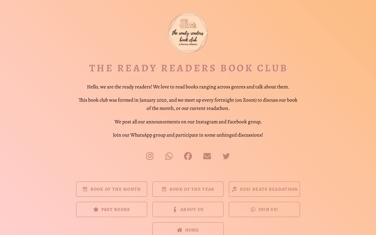 Ready Readers Book Club